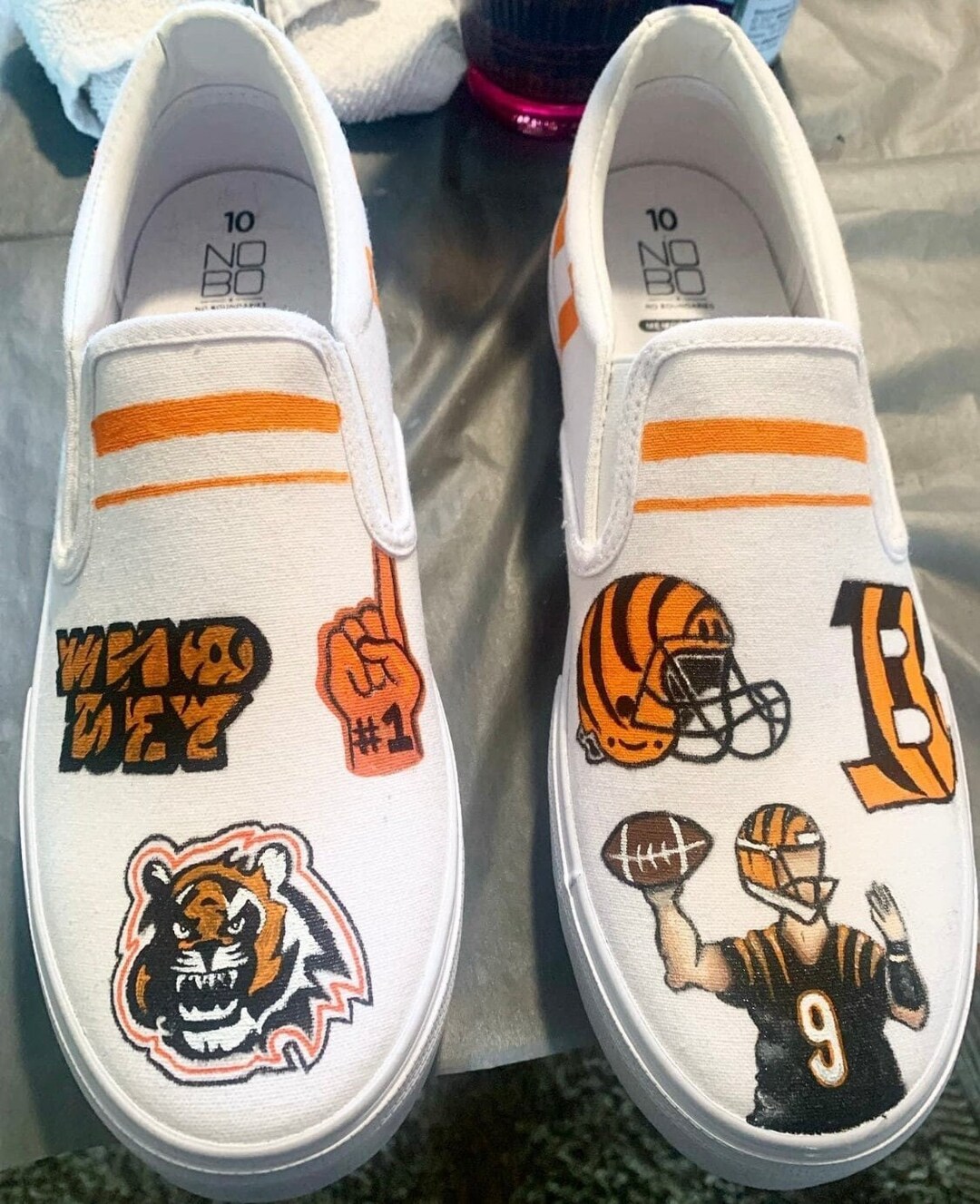 Custom Sports Team Vans Hand-painted - Etsy