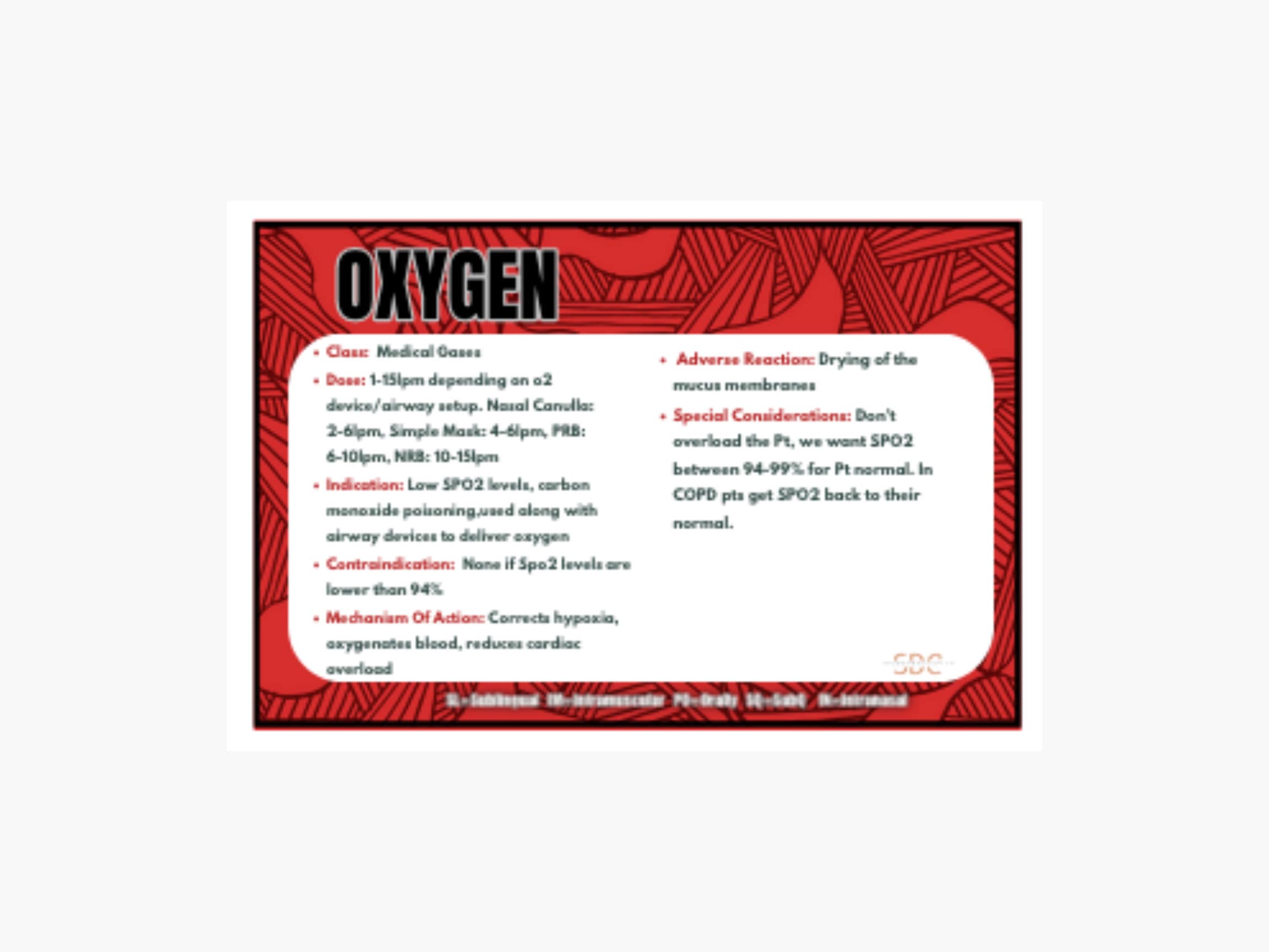 EMT Drug Flashcards - Etsy