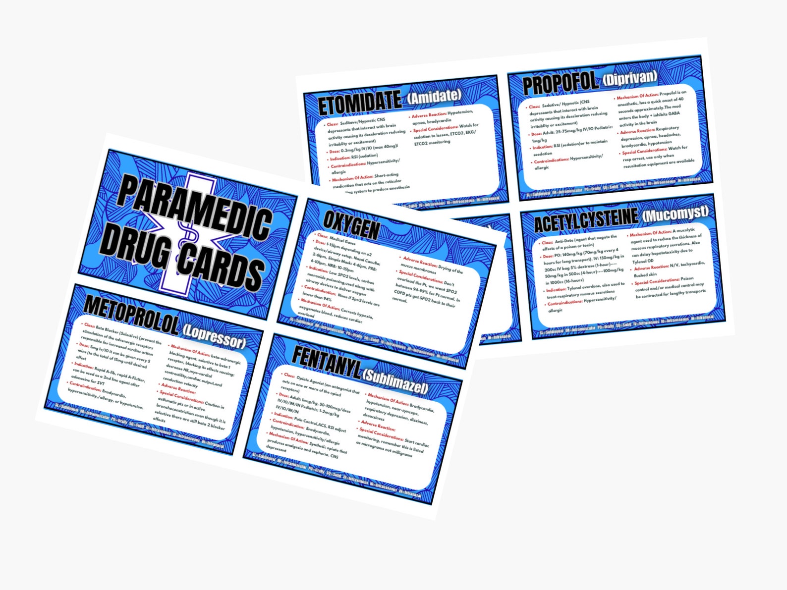 Medic Student Drug Flashcards - Etsy
