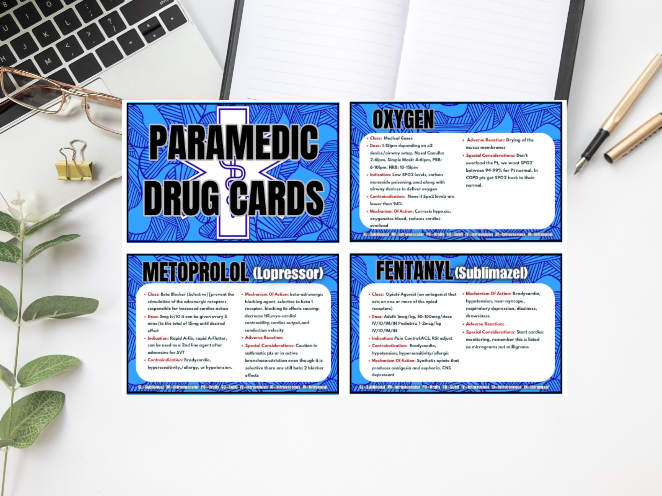 Medic Student Drug Flashcards - Etsy