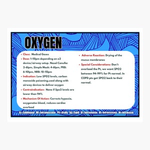 Medic Student Drug Flashcards - Etsy