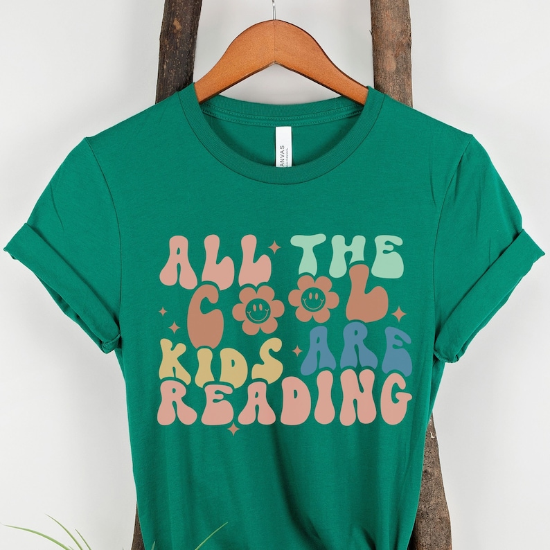 Cool Kids Read Books Shirt, Teacher Gifts, Birthday Gift Kids, Gift for ...