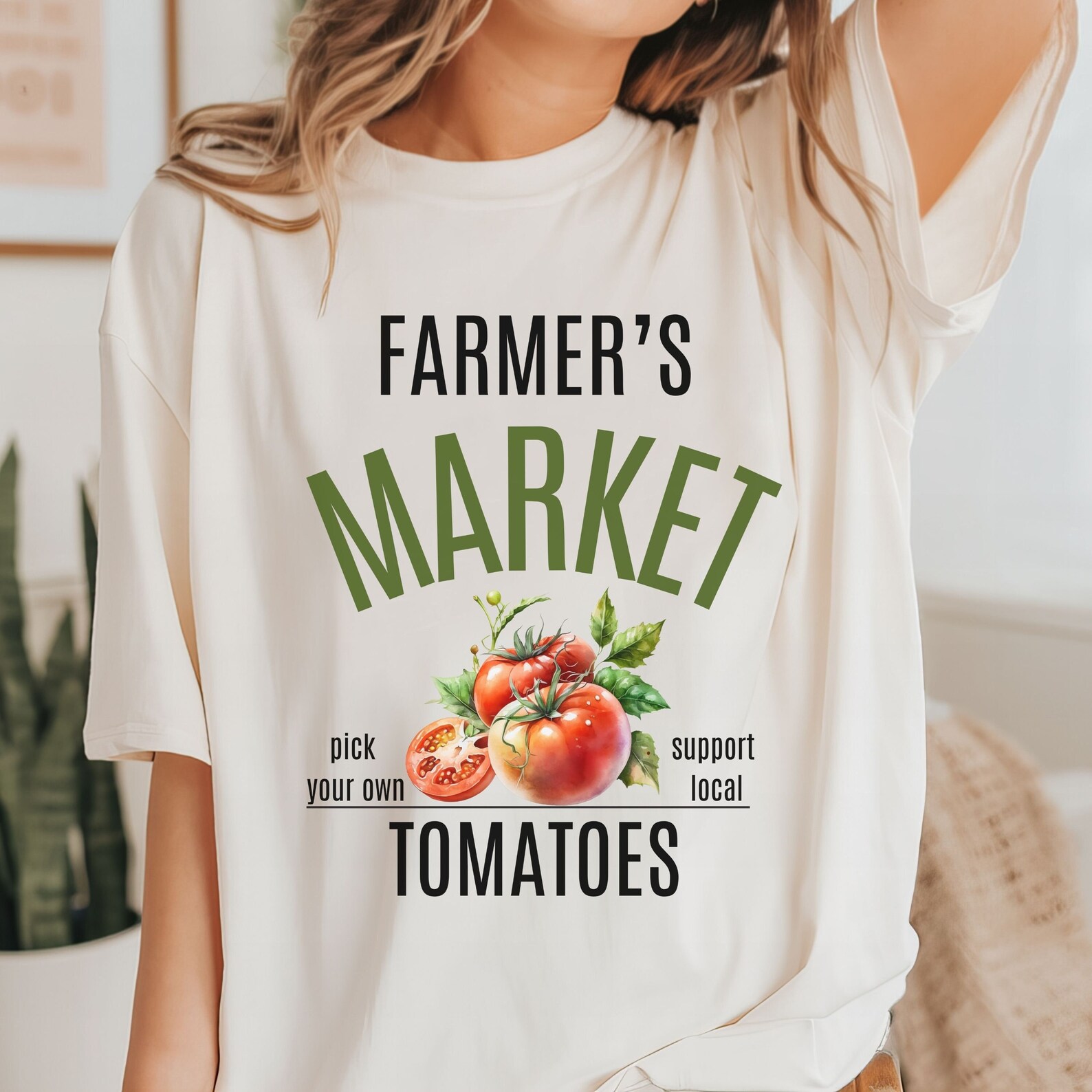 Tomato Shirt & T Shirt Tomatoes Shirt Support Local Farmers Market ...