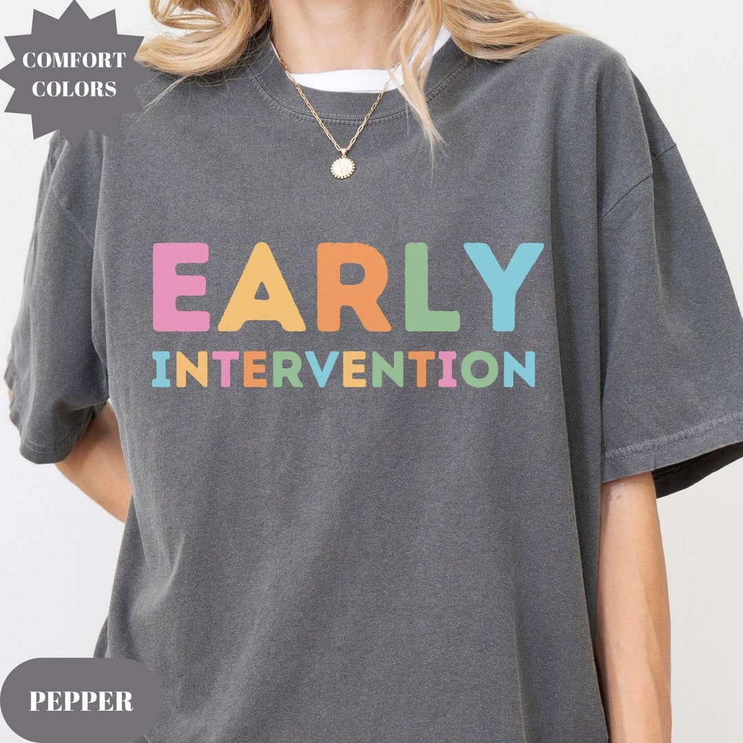 Early Intervention Team Shirt Intervention Teacher T-shirt ...