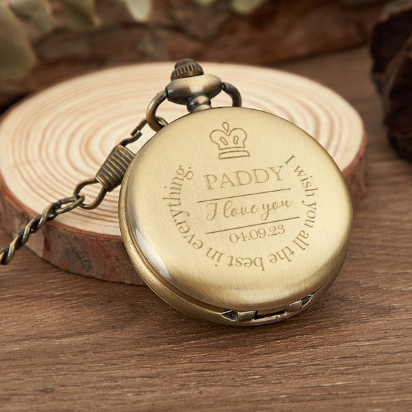 Custom Pocket Watch - Etsy