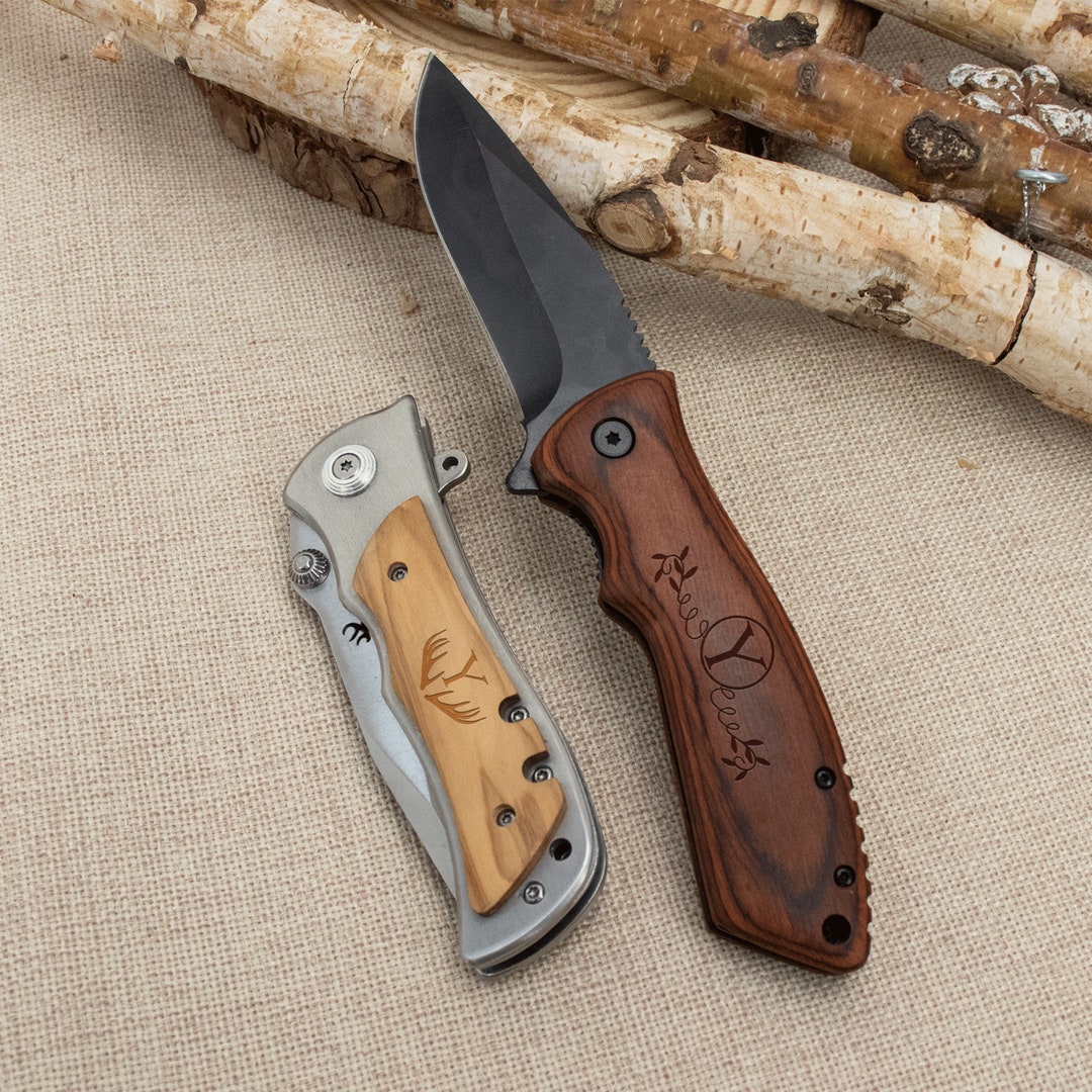 Custom Name Engraved Knifves,personalized Knife for Men,camping Pocket ...