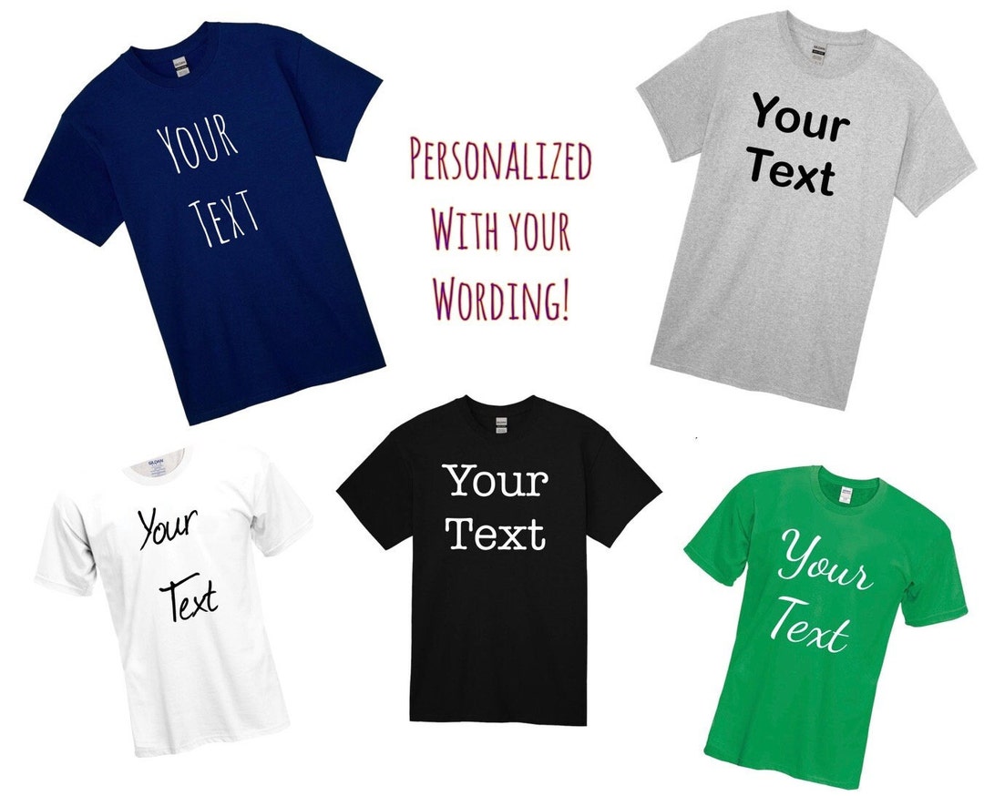 Personalized T-shirts, Custom T-shirts, Custom Printed T-shirts, Custom ...