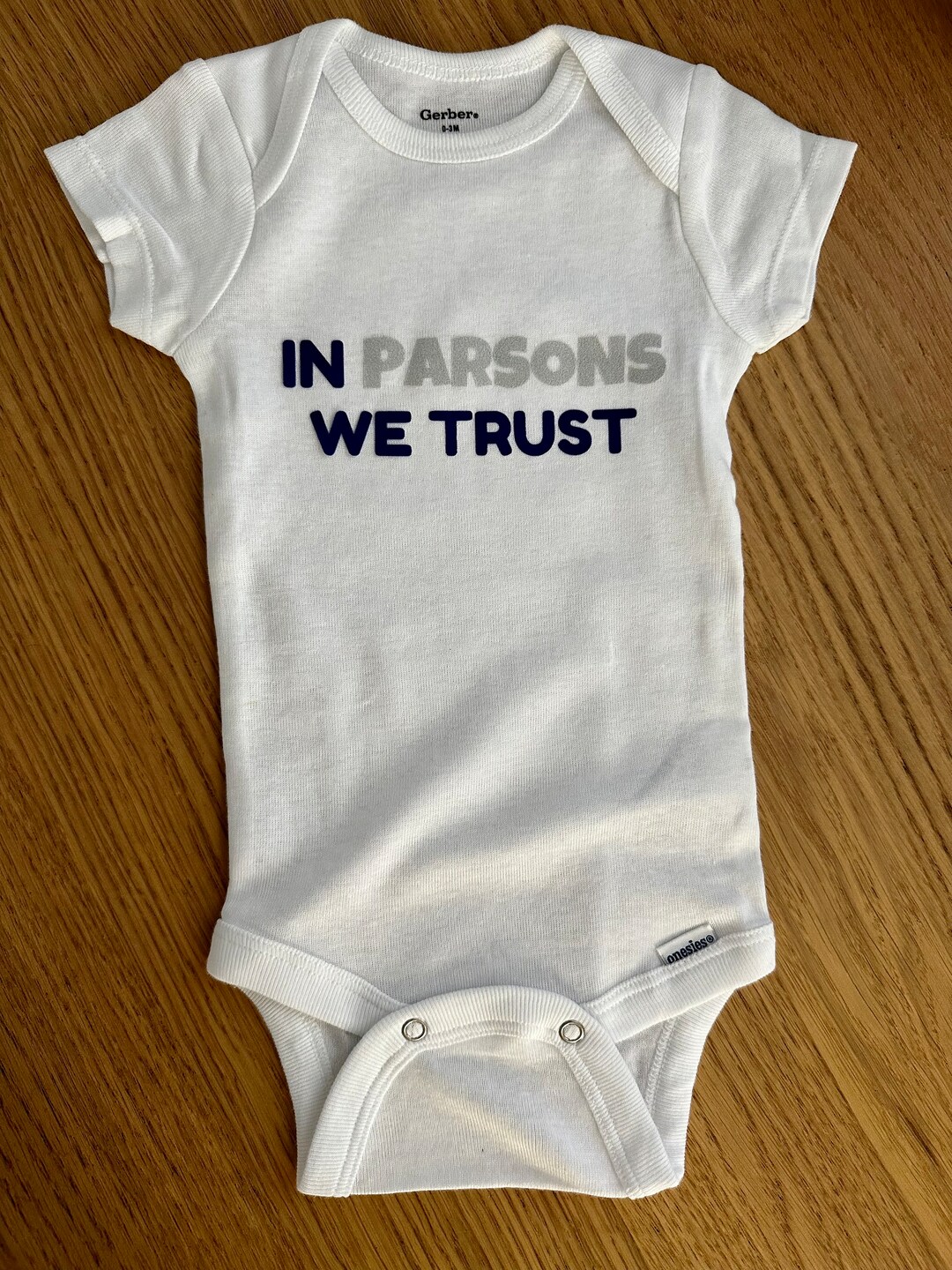 Dallas Cowboys Football in PARSONS We Trust Baby Bodysuit - Etsy