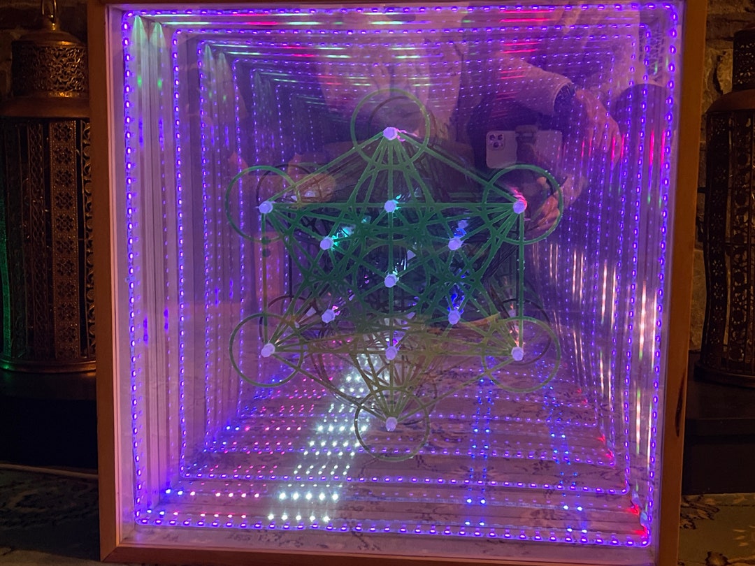 World's First Metatron's Cube Infinity Crystal Grid - Etsy