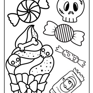 Halloween Coloring Book Fun - Etsy