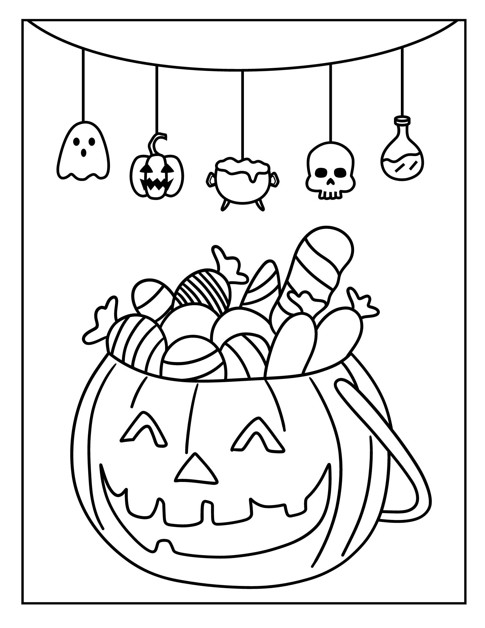 Halloween Coloring Book Fun - Etsy