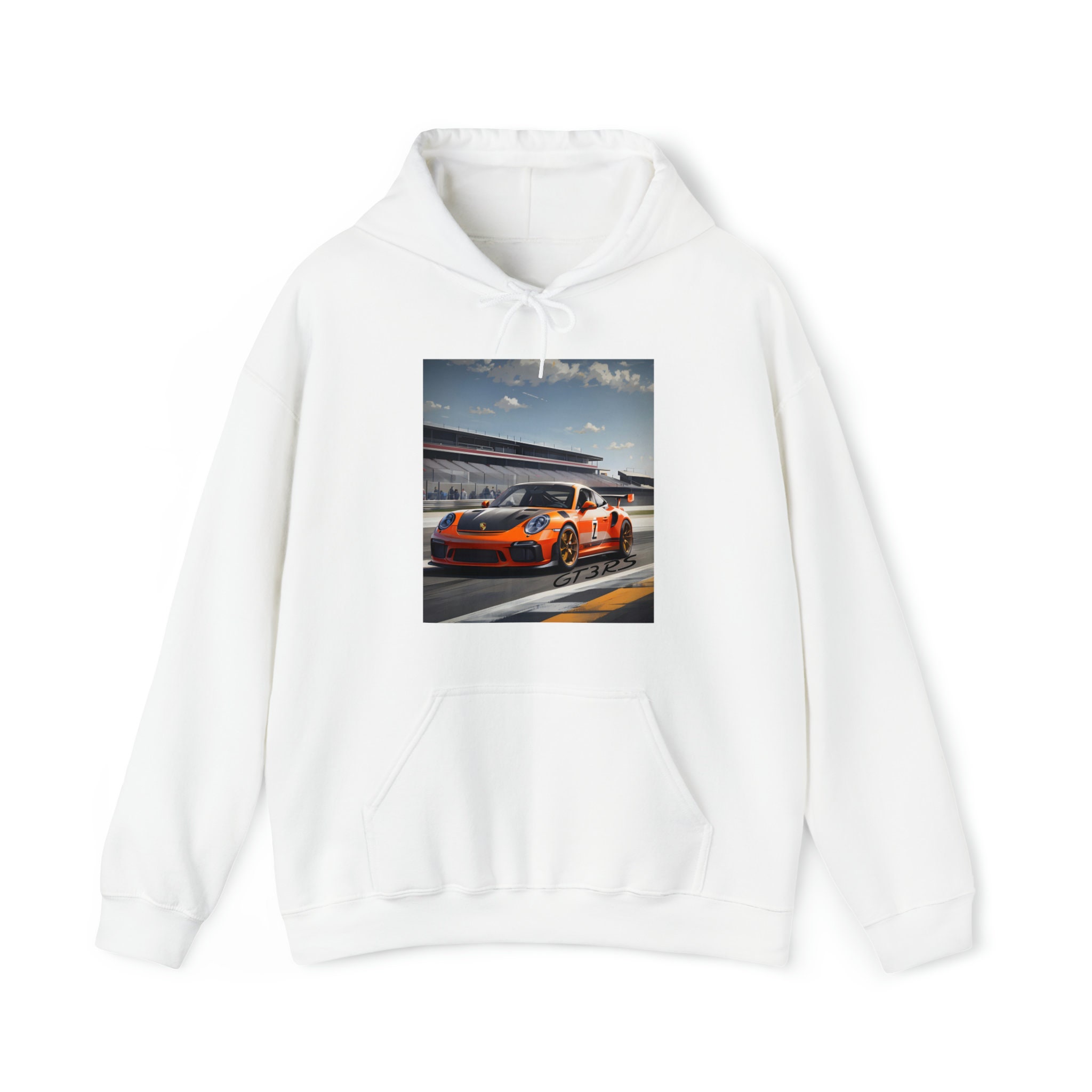 Porsche 911 GT3 RS With GT3 RS Text Animated Unisex Hooded - Etsy