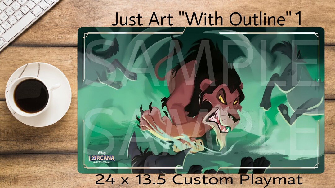 Scar Heartless & Vicious Cheater Custom Playmat - Etsy