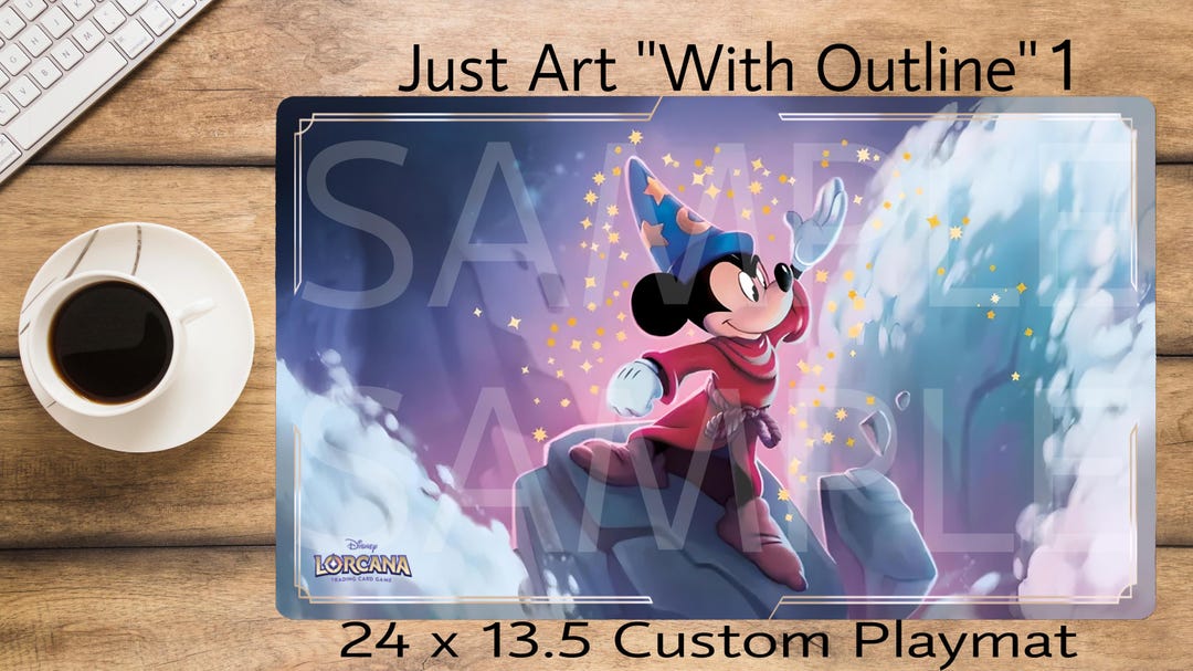 Mickey Mouse Playful Sorcerer Extended Stitch Playmat - Etsy