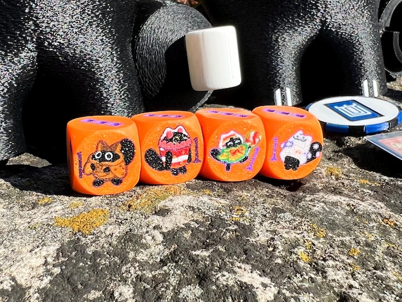 Yummy Dice – Yu-gi-oh Inspired Custom D6 | 3D Printed TCG Dice Set for ...