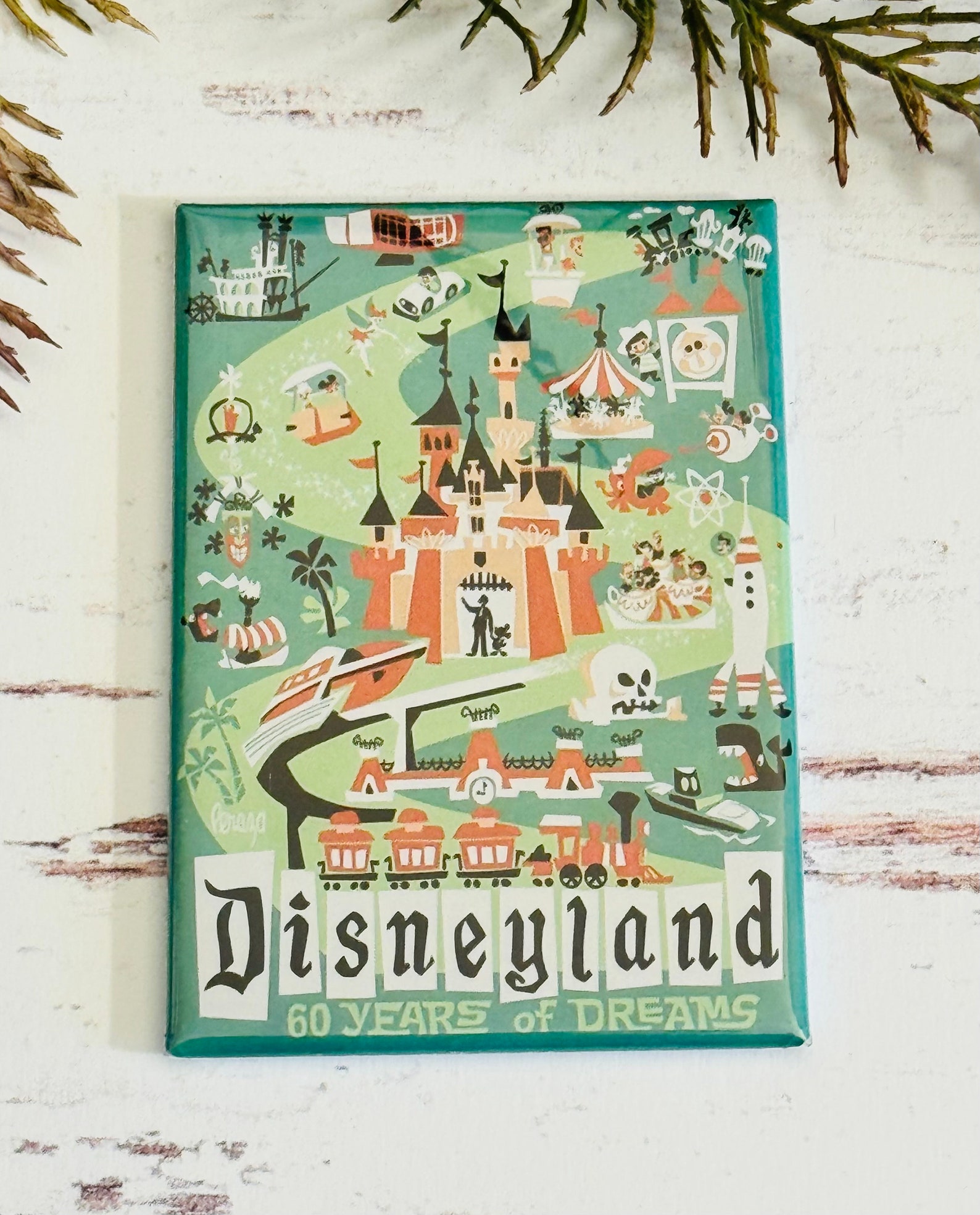 Theme Park Land/theme Park Magnets/gifts/small Trinkets/stocking ...