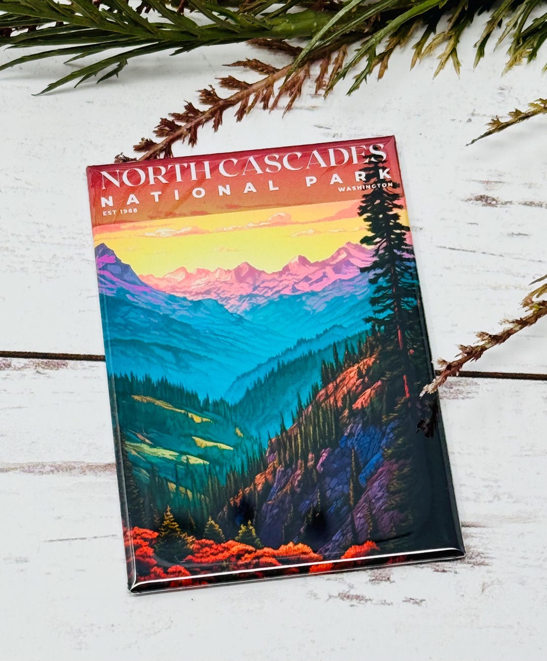 North Cascades|national Park Magnets|gifts|small Trinkets|stocking ...