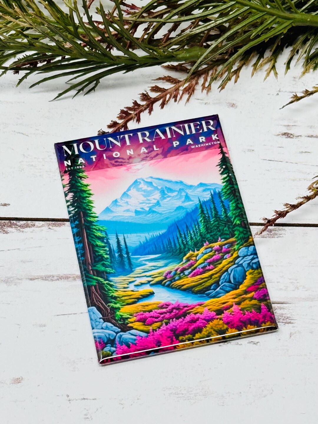 Mount Rainier|national Park Magnets|gifts|small Trinkets|stocking ...