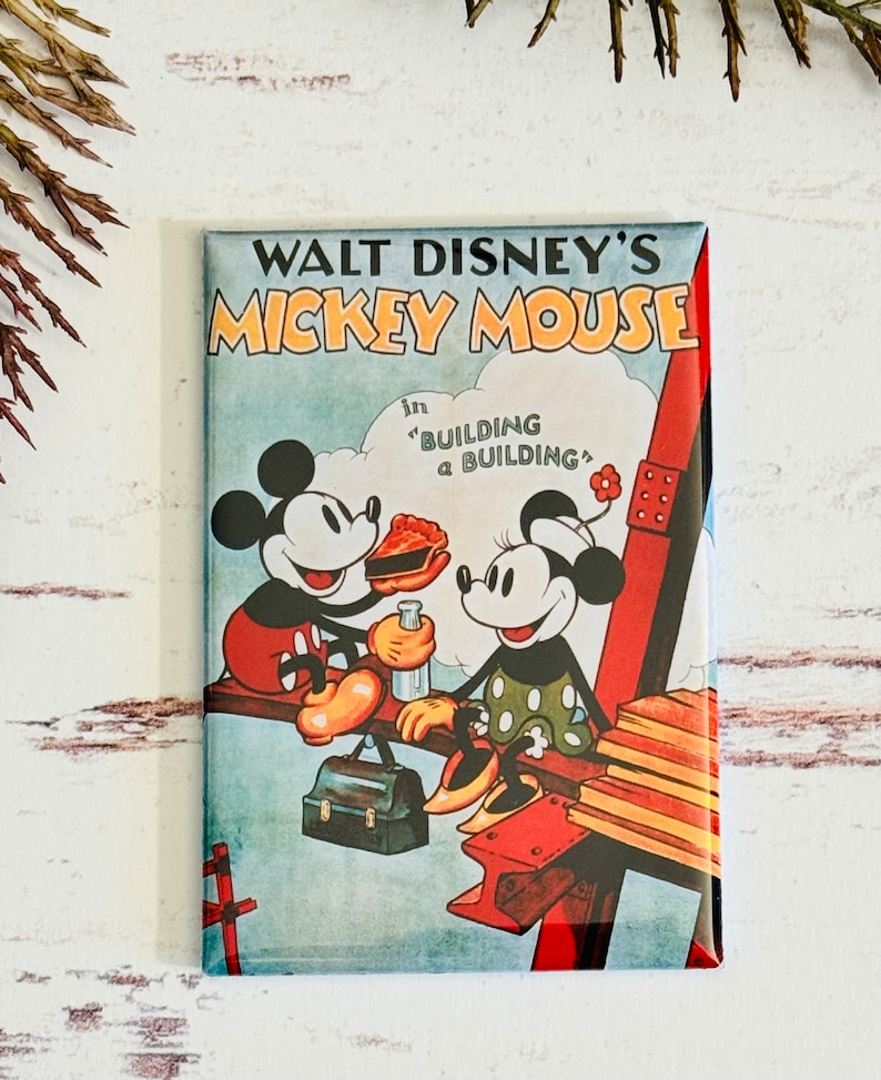 Construction Mouse/theme Park Magnets/gifts/small Trinkets/stocking ...