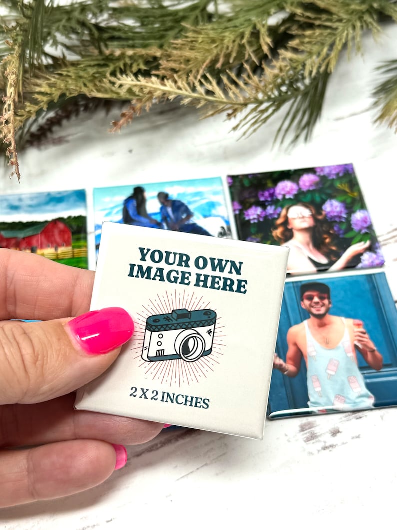 Custom Photo Magnets, Fridge Magnets, Gift Idea, Stocking Stuffers ...