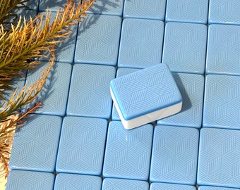 XL Seaside Escape Tile Game Diy Handmade Customized Mahjong Tiles Set ...