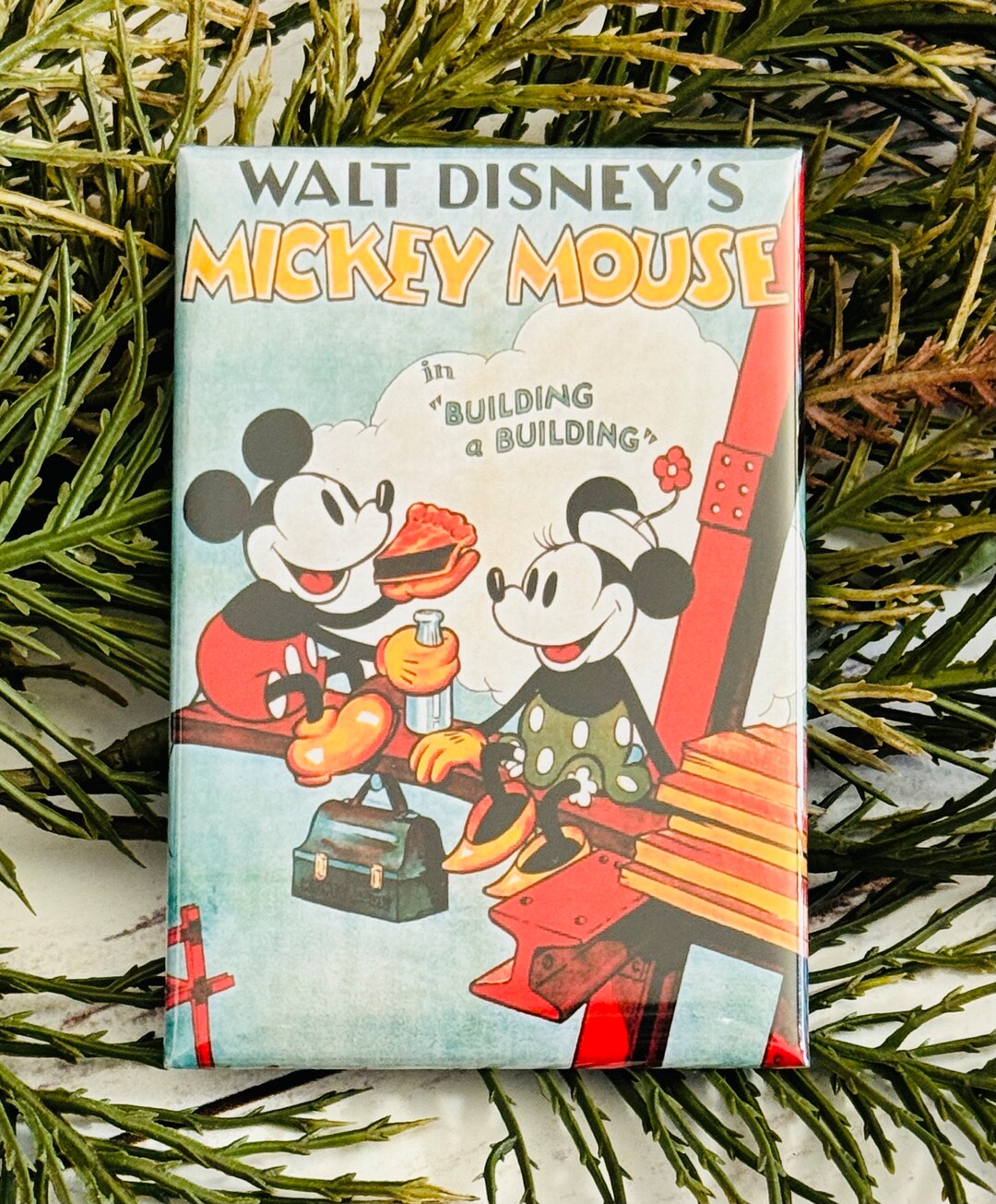 Construction Mouse/theme Park Magnets/gifts/small Trinkets/stocking ...