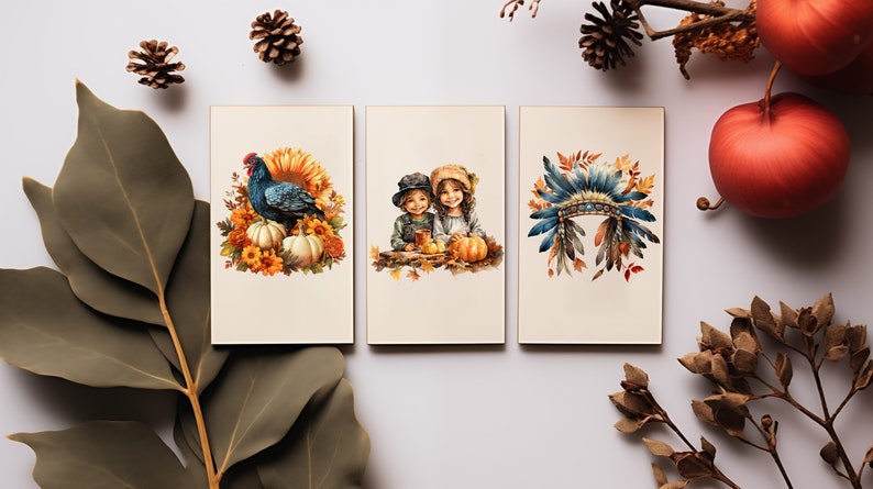 Thanksgiving Extravaganza Clipart Collection: 163 Festive Harvest ...