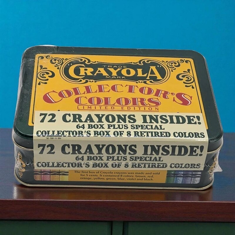 Crayola Crayon Tin - Etsy
