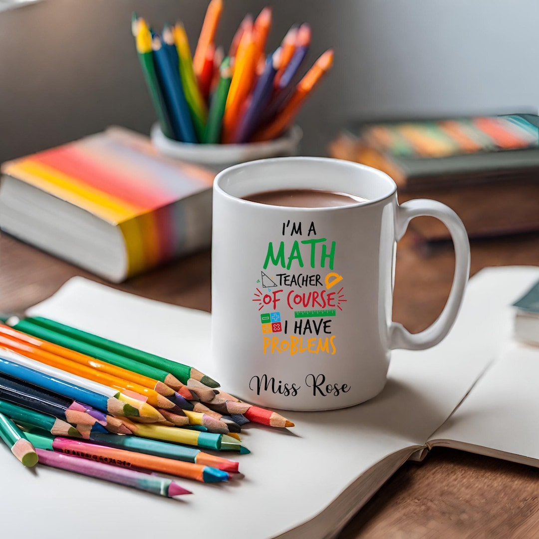 Personalized Math Teacher Gift, Teacher Appreciation Gift, Custom ...