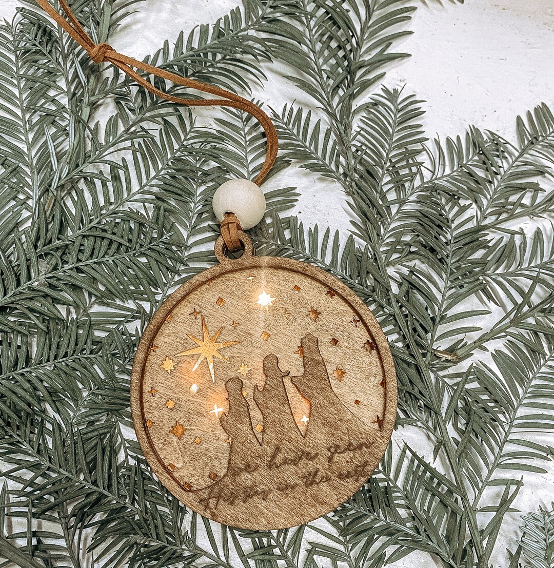 3 Wise Men Light-up Wooden 5 Layer Ornament - Etsy