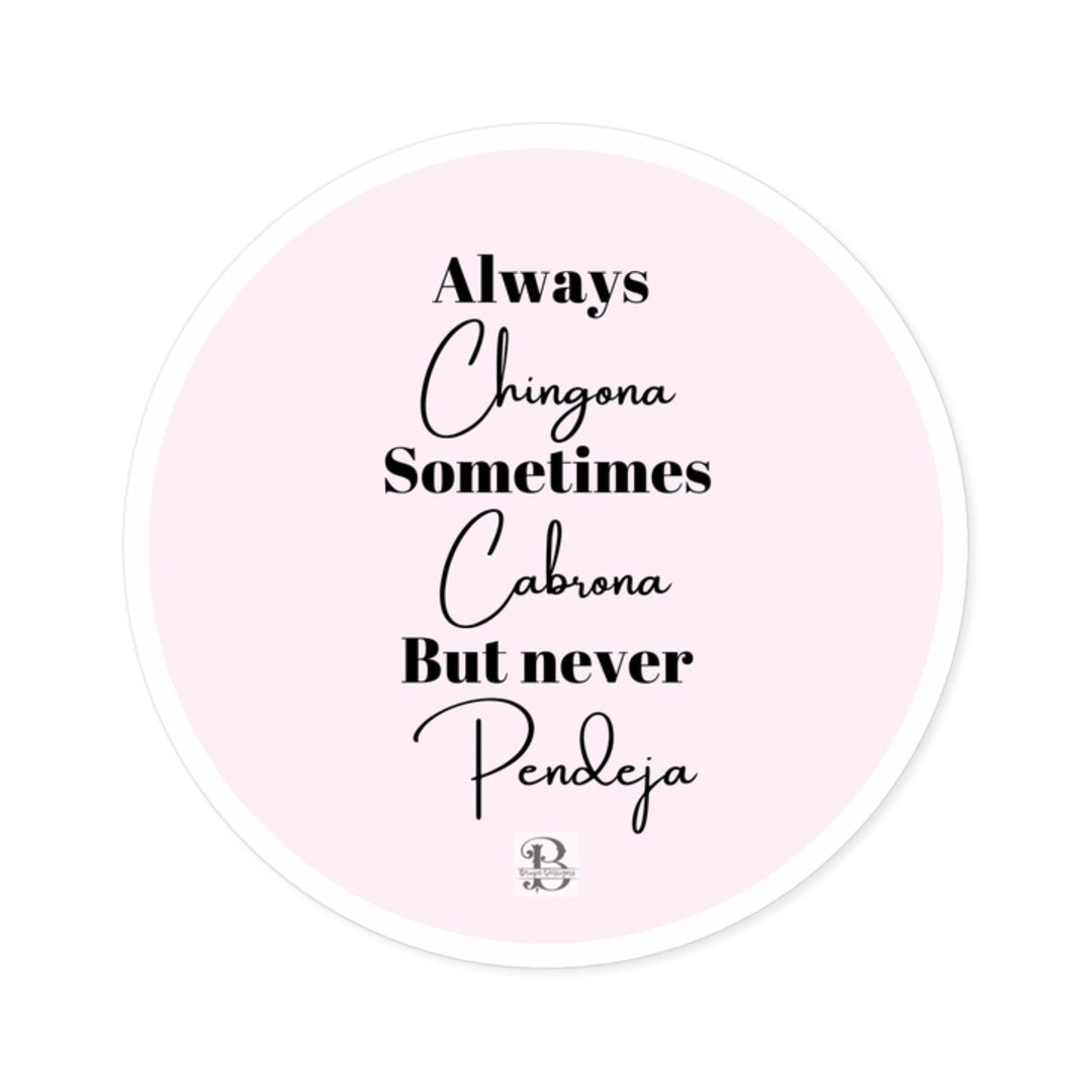 Chingona and Cabrona Round Stickers, Indooroutdoor - Etsy