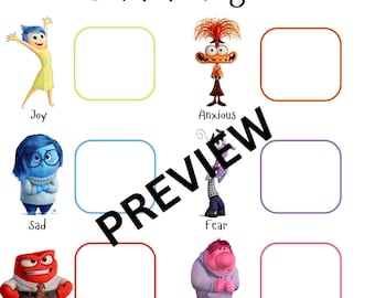 Inside Out 2 Emotion Check in | Inside Out 2 Feelings Thermometer - Etsy
