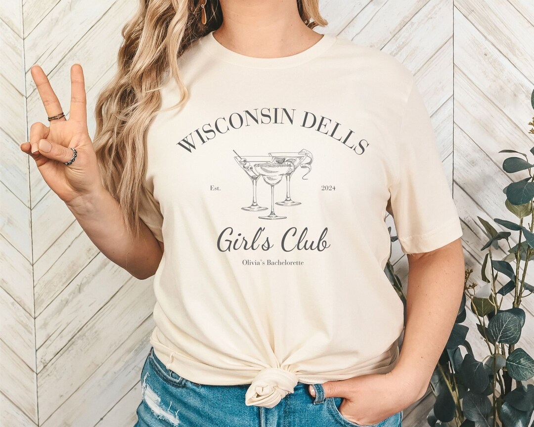 WI Dells Custom Bachelorette Party Shirt, Wisconsin Dells Bachelorette ...