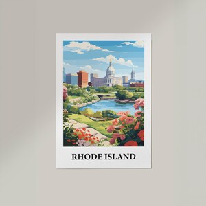 Custom Poster, Rhode Island Poster, Rhode Island Print, Wall Art Rhode ...
