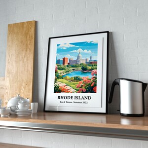Custom Poster, Rhode Island Poster, Rhode Island Print, Wall Art Rhode ...