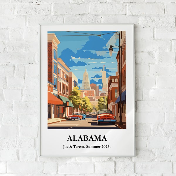 Alabama Poster - Etsy