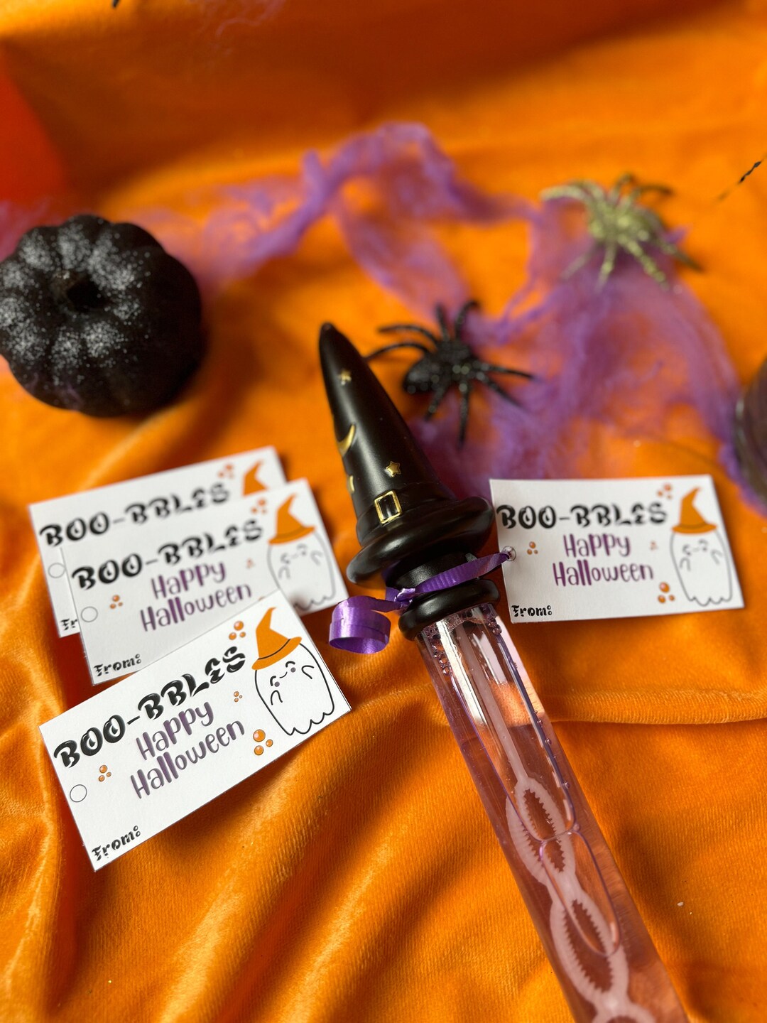Halloween Bubbles Gift Tags | Printable Tag - Etsy
