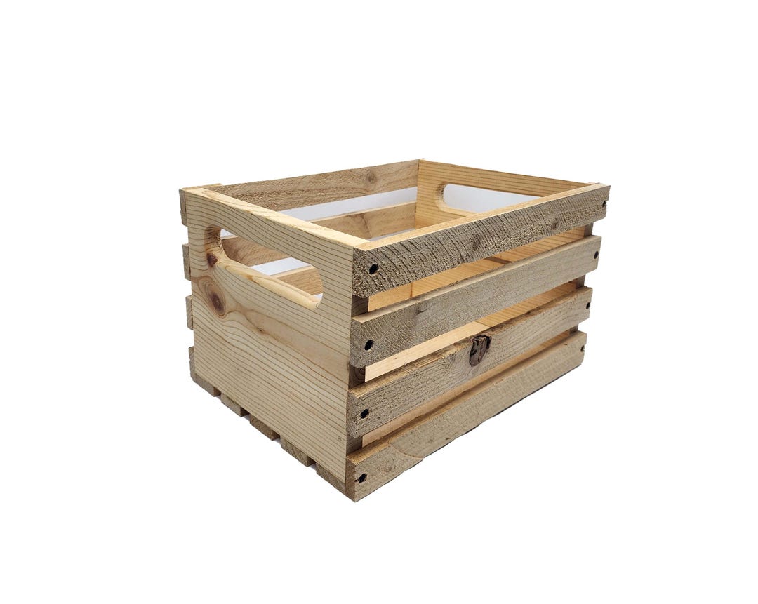Handmade Heavy-duty Wooden Storage Crate medium - Etsy