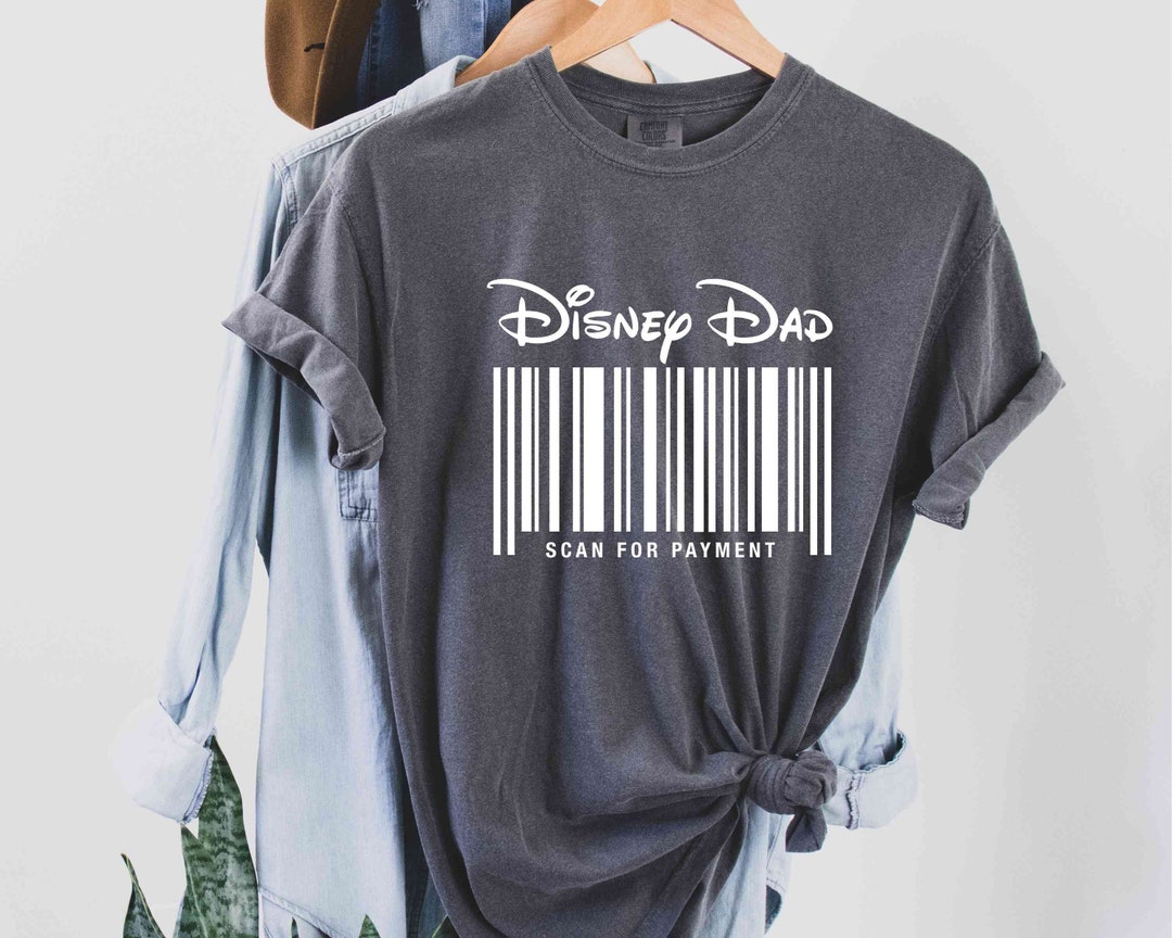 Disney Dad Scan for Payment Shirt,disney Dad Shirt,disney Couple Shirts ...