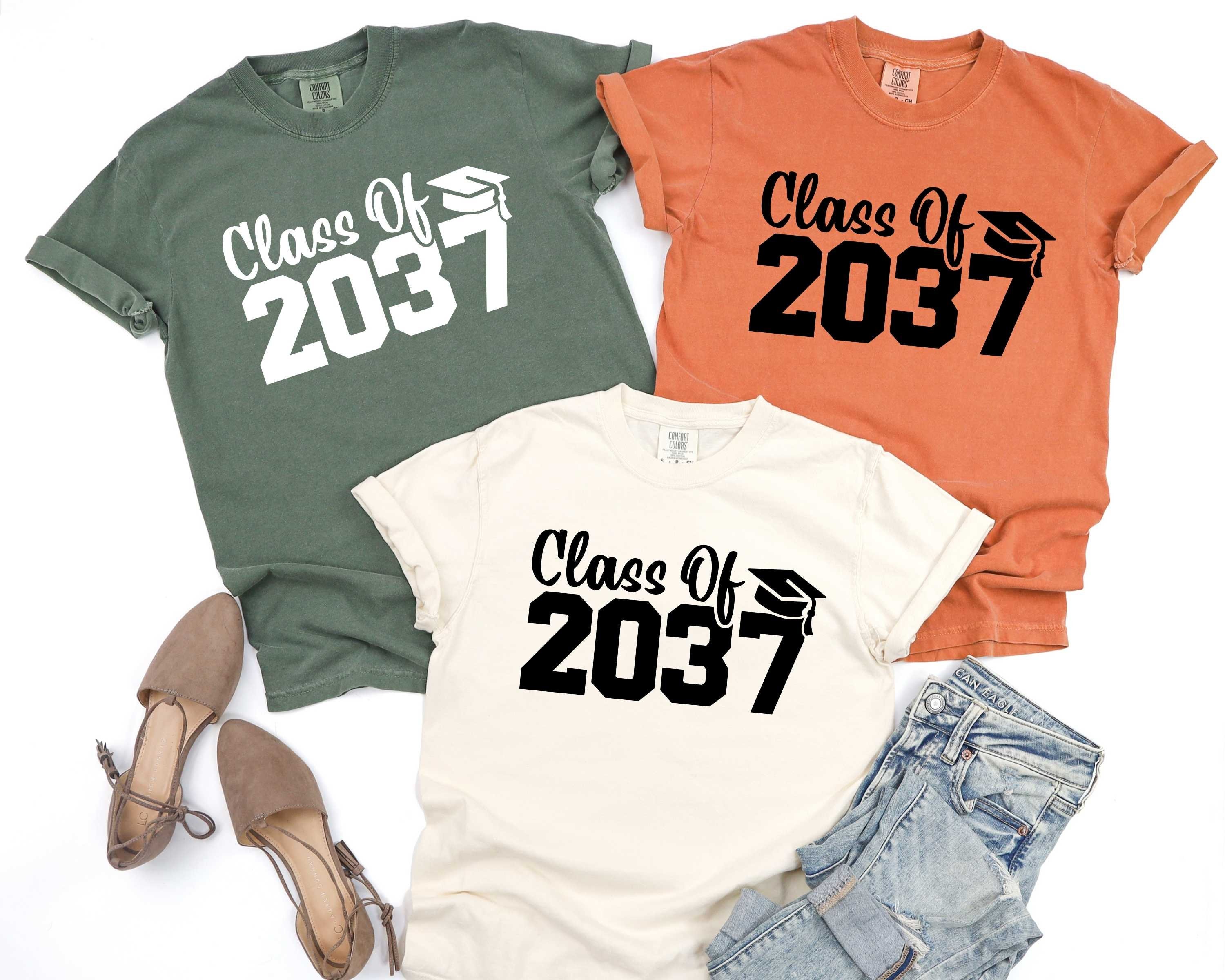 Class of 2037 Shirt, Growing up Shirt, Graduation Gift, 2037 Shirt ...