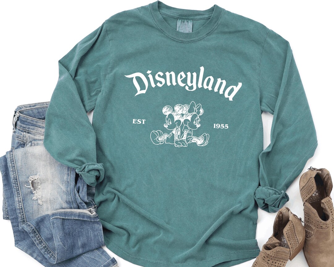 Disneyland Shirts,disney Peace Sign Shirt,disney Long Sleeve Shirt ...