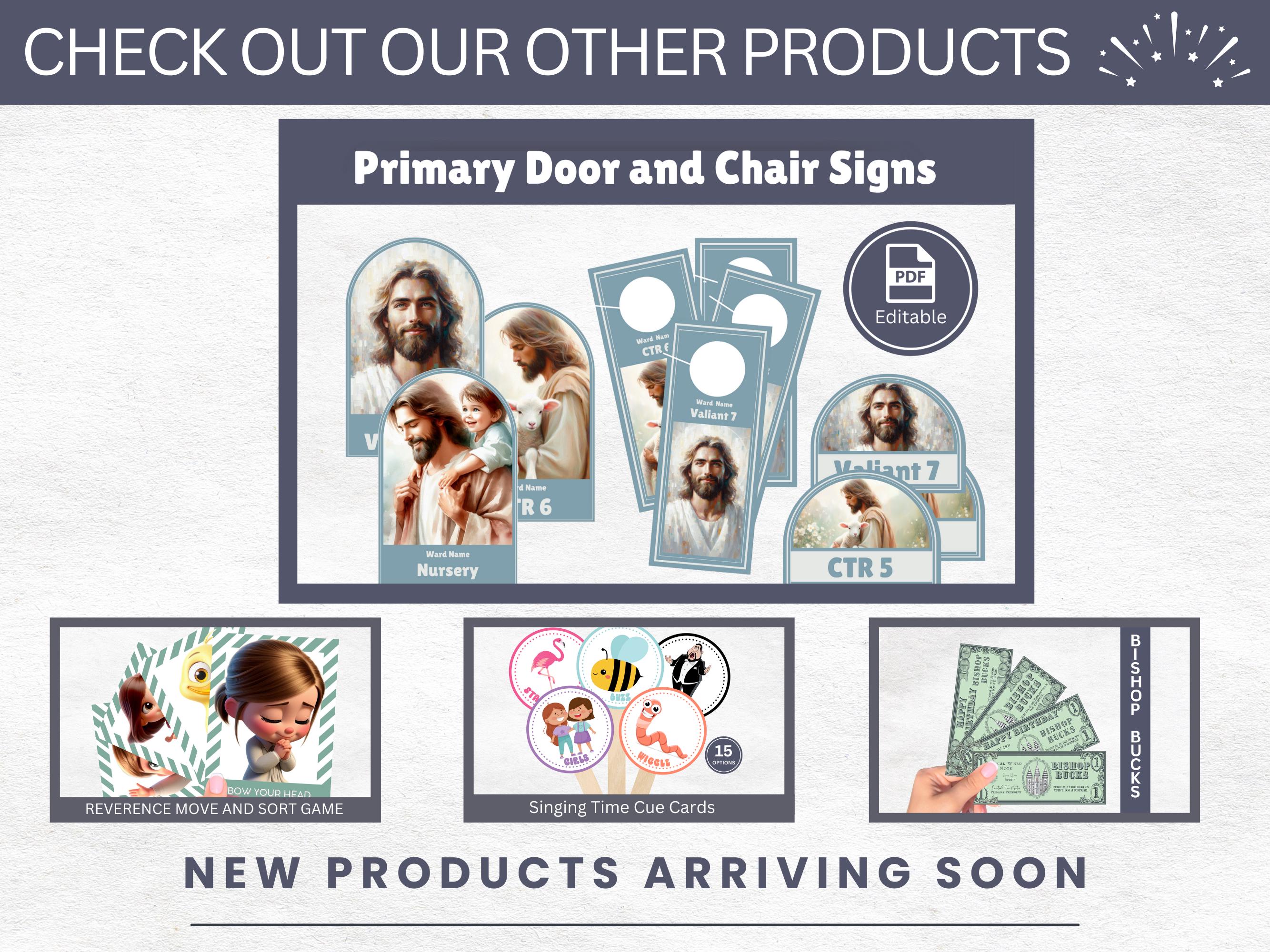 Lds Bishop Bucks ,lds Primary Birthday, Bishop Bucks, LDS Primary Gift ...
