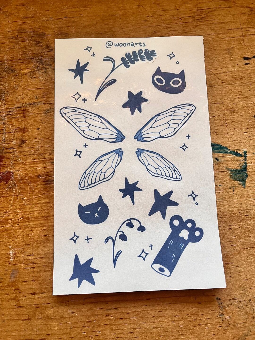 Cicada Wings Sticker Sheet - Etsy