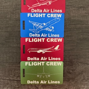 Airline Flight Tags Luggage Tags Anodized Aluminum Custom American ...