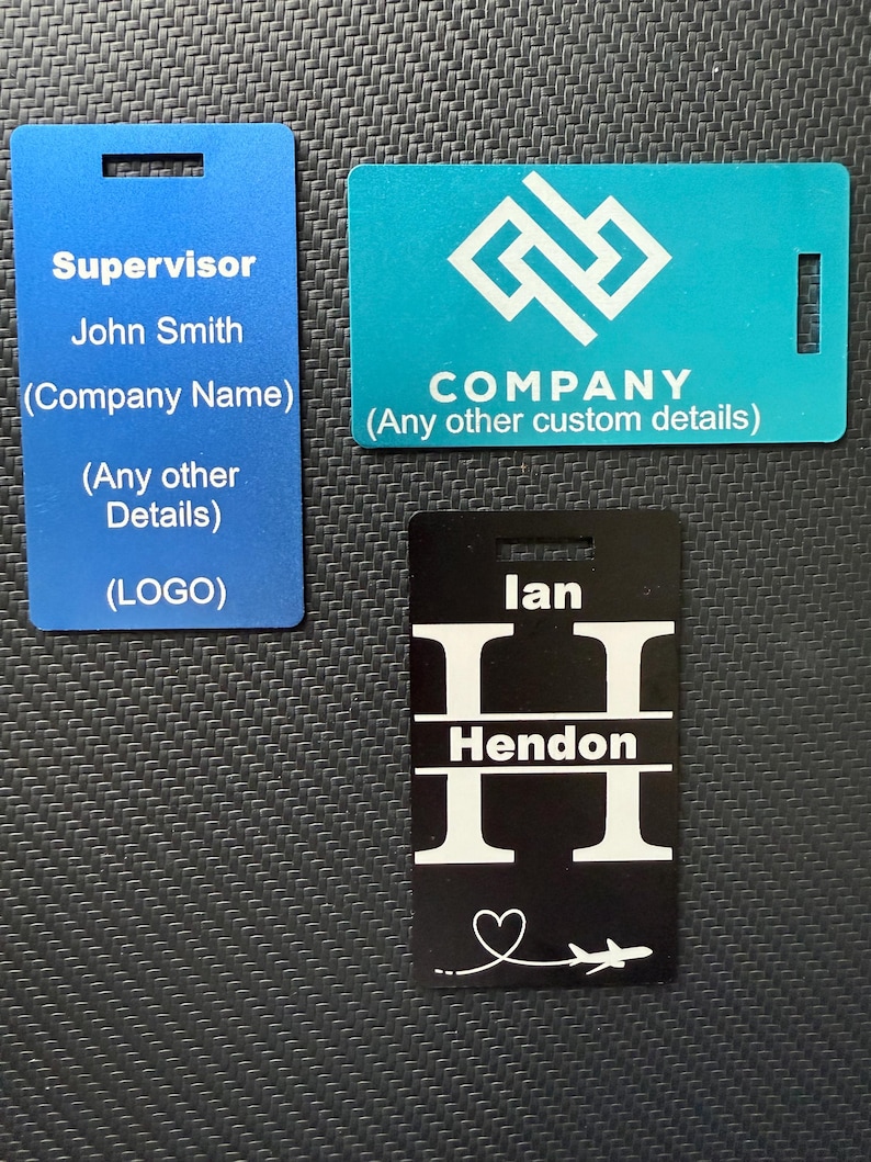 Custom Metal Comapny ID Badge Logo Id Customizable Badge, Professional ...