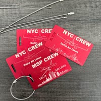 Crew Bag Tag - Luggage Tag - Funny Bag Tag - Funny Luggage Tag - Bag ...