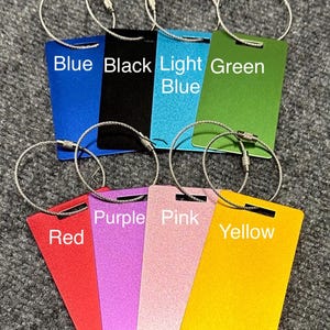 Airline Flight Crew Tags Luggage Tags Anodized Aluminum Custom American ...