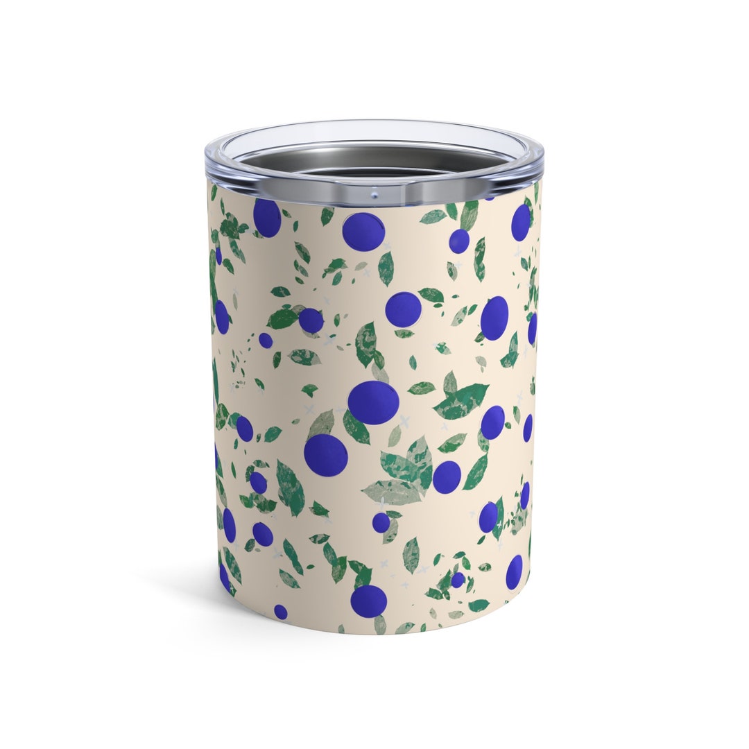 Stainless Steel Blueberry Tumbler 10oz - Etsy
