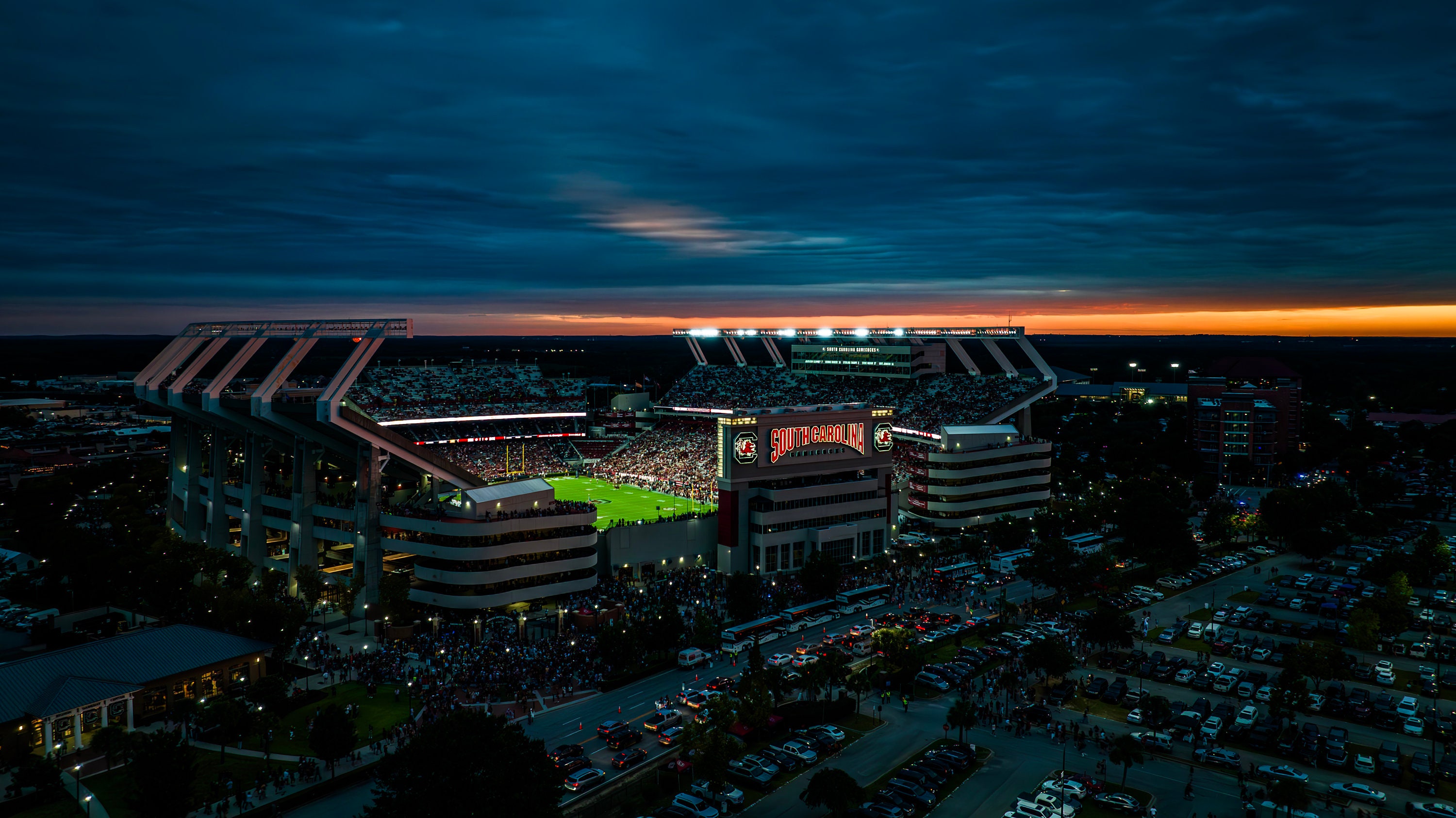Gamecock Stadium Sunset Photo - Etsy