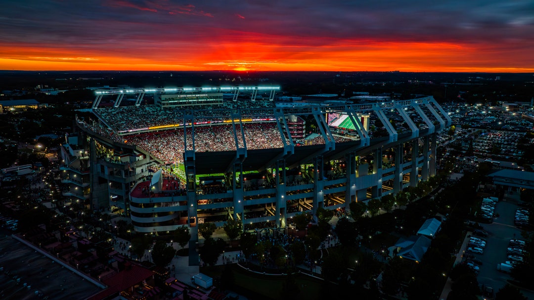 USC Gamecock Stadium Sunset Photo - Etsy